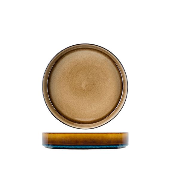 C&T Quintana Amber Diep Bord Ø23xH4,3cm